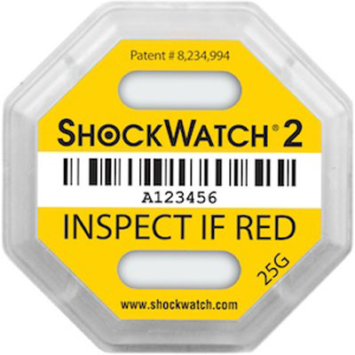 Shockwatch2 Impact Indicator Labels - Packability
