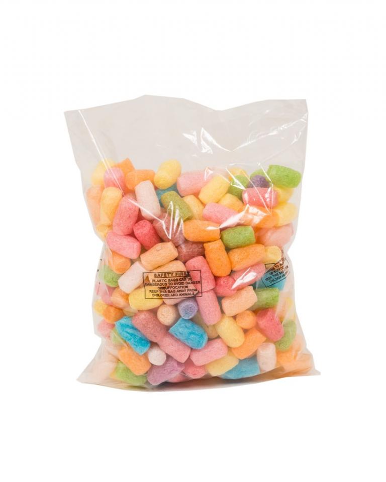 Using Multi-colour Loose Fill / Packing Peanuts - Packability